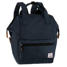 Kangaroos Cityrucksack, in schlichtem Design, blau