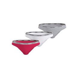 Calvin Klein Underwear Bikinislip 3 PACK BIKINI (LOW-RISE) (Packung, 3-St., 3er-Pack) mit Logobund