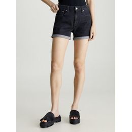 Calvin Klein Jeans Shorts MID RISE SHORT im 5-Pocket-Style, schwarz