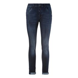 Gang Slim-fit-Jeans 94New Georgina mit charakteristischen Abnähern quer über den Oberschenkel, blau
