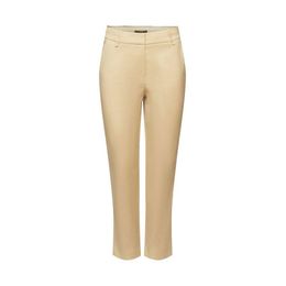 Esprit Collection Stretch-Hose Schmal geschnittene Hose mit hohem Bund