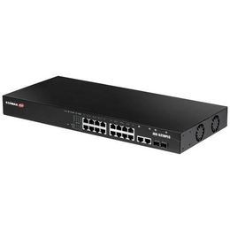 EDIMAX IGS-5218PLC Industrial Ethernet Switch 16 + 2 Port 3600 MBit/s PoE-Funktion