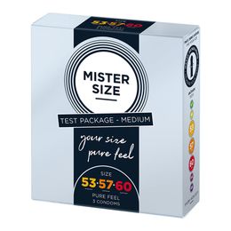 Mister Size Probierset - Medium, 3 Kondome