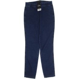 Pompoos Damen Stoffhose, blau, Gr. 36