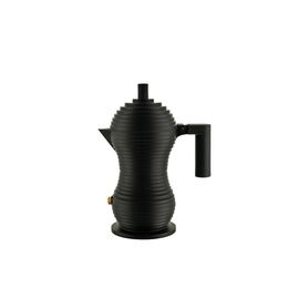 Alessi - Pulcina Espressokocher, 7 cl, schwarz