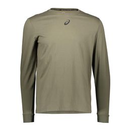 asics Trainingslongsleeve "Tiger" in Khaki - M