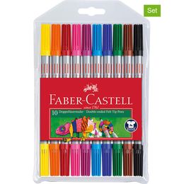 Faber-Castell 2er-Set: Doppelfasermaler - 2x 10 Stück