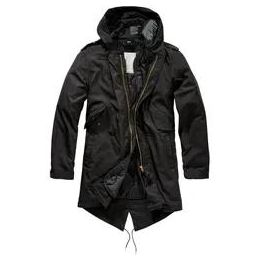 Wintermantel BRANDIT "Brandit Herren M51 US Parka" Gr. 4XL, schwarz Herren Mäntel