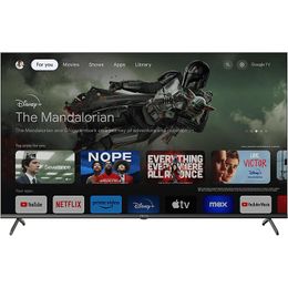 PEAQ PTV 55GQU-5024 55" Google QLED UHD TV (Flat, 55 Zoll / 139 cm, 4K, SMART TV, TV)