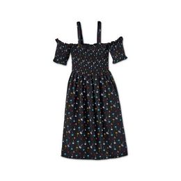 Tchibo Off-Shoulder-Kleid - Schwarz - Kinder - Gr.: 134/140