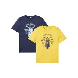 bonprix T-Shirt aus Bio-Baumwolle (2er Pack)