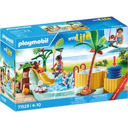 Playmobil 71529 Kinderbecken im Whirlpool Spielset, Mehrfarbig