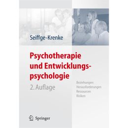 Springer Berlin Heidelberg Psychotherapie und Entwicklungspsychologie - Inge Seiffge-Krenke, Gebunden