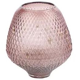 TrendLine Vase Glas 24,5 cm rose