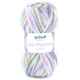 gründl Wolle Lisa Premium color 50 g lindgrün-flieder-rose-color Wolle - Gründl