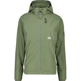 alife and kickin® Funktionsjacke "ArnoAK A", abnehmbare Kapuze, für Herren, grün, M