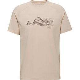 Mammut T-Shirt, atmungsaktiv, für Herren, beige, XXL