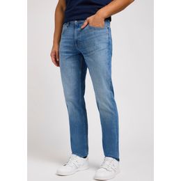 Straight-Jeans Lee "Brooklyn" Gr. 33, Länge 34, blau (williamsburg) Herren Jeans Regular Fit