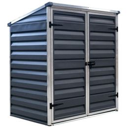Palram-canopia - Aluminium Gerätebox Voyager Schwarz 90x139x147 cm