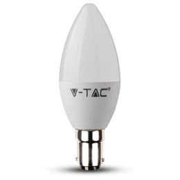 V-TAC B15 LED-Lampen - Kerze - Samsung - IP20 - Weiß - 5.5W - 470 Lumen - 3000K - 5 Jahre
