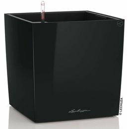 Pflanzgefäße cube Premium 30 Schwarz hochglänzend All-in-One - Lechuza