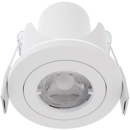 LEDKIA LED-Downlight Strahler 4W Rund Weiß Schnitt Ø85 mm Neutrales Weiß 4000K