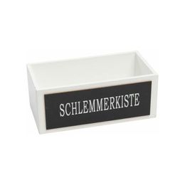 Holzkiste Schlemmerkiste 25 x 13 x 10 cm Aufbewahrungsbox - Freese