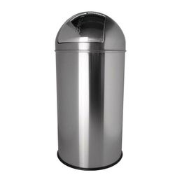 117350 Push-Abfallbehälter aus Stahl Volumen 50 l - Helit