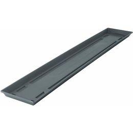 Balkonkasten Untersetzer standard Anthrazit 100 cm - Kunststoff - Geli