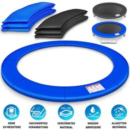 KIDUKU® Trampolin Randabdeckung Blau Ø244 cm Federabdeckung reißfest Randschutz