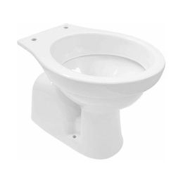 Belvit - Stand wc Toilette Abgang Senkrecht Boden Weiß Tiefspüler - Weiß