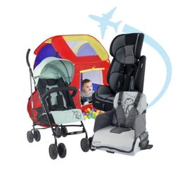 Mobiclinic - Kids Travel and Play Pack Kleinkinderzelt Kinderwagen Reisehochstuhl Babyschale