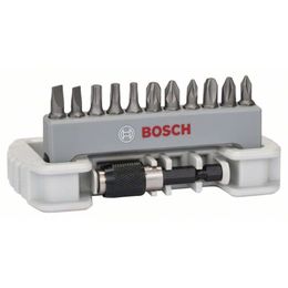Bosch Accessories 2608522130 Bit-Set 12teilig Schlitz, Kreuzschlitz Phillips, Kreuzschlitz Pozidriv