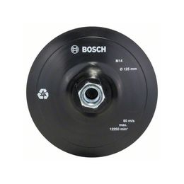 2609256272 Gummischleifplatte für Winkelschleifer, Klettverschlusssystem, 125 mm - Bosch