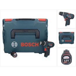 Bosch GSR 12V-15 Professional Akku Bohrschrauber 12 V 30 Nm + 1x Akku 2,0 Ah + L-Boxx - ohne Ladegerät