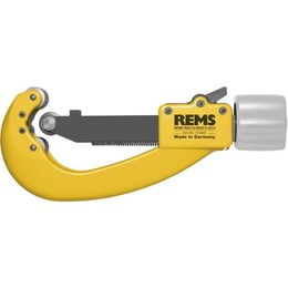 Rohrschneider ras Cu-INOX - Rohrabschneider für Rohre zwischen 8-64mm - kleiner und handlicher Rohrtrenner, Stahl gelb - Rems