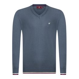 Williot Pullover Herren Gr&ouml;&szlig;e L blau / rot / wei&szlig;