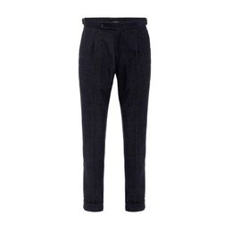 Antioch Bundfaltenhose Herren Gr&ouml;&szlig;e 46 navy / schwarz