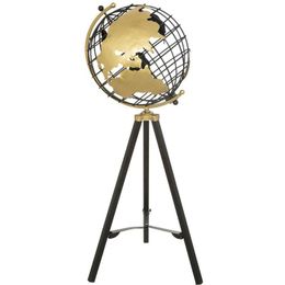 Atmosphera - Großer Globus aus Metall, Deko, 70 cm