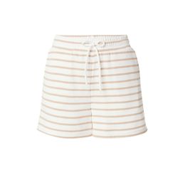 Pieces Shorts 'CHILLI' Damen Gr&ouml;&szlig;e 42 camel / wei&szlig;