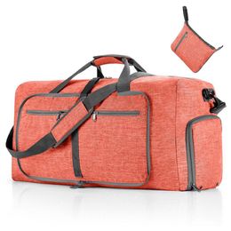 Juoungle Reisetasche Faltbare Reisegepäcktasche 65L 85L Leichte Sporttasche mit Schuhfach