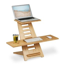 Relaxdays Stehpult Stehpult Aufsatz Schreibtisch