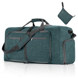 Juoungle Reisetasche Faltbare Reisegepäcktasche 65L 85L Leichte Sporttasche mit Schuhfach