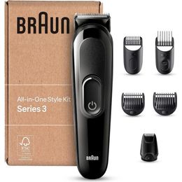 Braun Haarschneider, Elektrischer Bartschneider und Rasierer zum Trimmen Stylen Rasieren