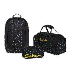 Satch Schulranzen Schulrucksack-Set AIR Lazy Daisy 3-teilig (3-teilig)