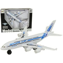 LEAN Toys Spielzeug-Flugzeug Passagierflugzeug Lichter Sound Flugzeug Maschine Spielzeug Modell