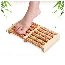 Gontence Fußmassagegerät Premium Fußmassageroller Holz