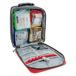 Dönges Dönges Erste-Hilfe-Set Notfallrucksack SEG mit Innentaschen und Füllung nach DIN 14142