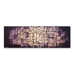 WandbilderXXL XXL-Wandbild Purple Moonlight 210 x 70 cm