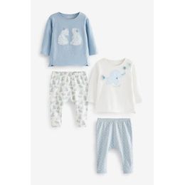 next Shirt & Leggings Jersey-Langarmoberteil mit Motiv und Leggings (2-tlg)